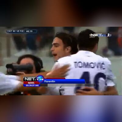 NET24 - Gol Perdana Alessandro Matri untuk La viola - POGO FM