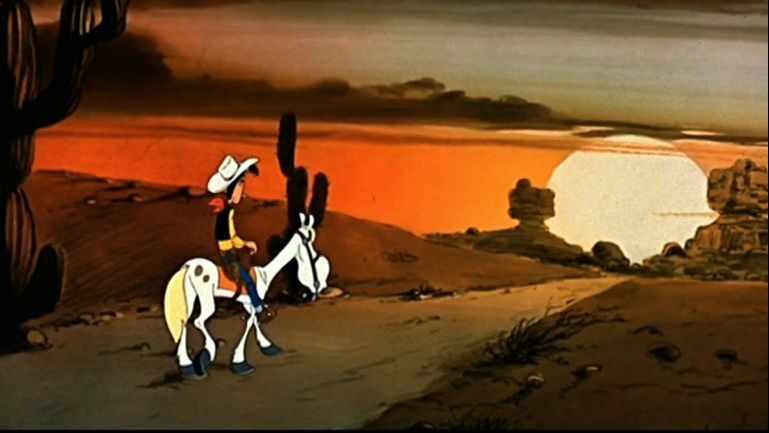 Lucky Luke Sunset Ending