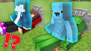 JJ and Mikey Portals Challenge in Minecraft - Maizen - BiliBili