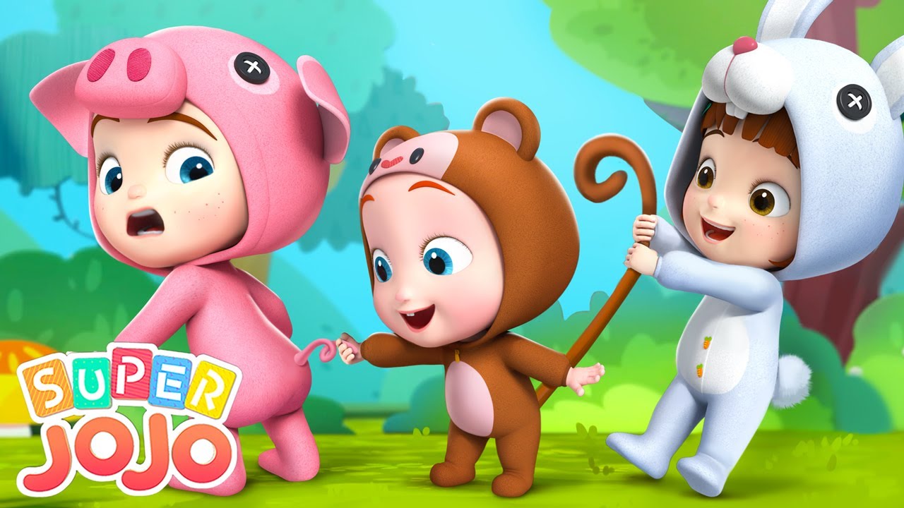Look for the Tail, Animals Song, @Super JoJo - Nursery Rhymes & Kids Songs🅰 Experimente o sabor ...