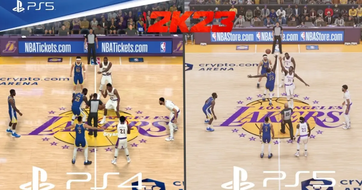 NBA 2K23 PS4 VS PS5 COMPARISON / REVIEW - Bilibili
