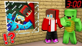 BLUE RAINBOW FRIEND JJ vs Security House - Minecraft gameplay by Mikey and JJ (Maizen Parody ...