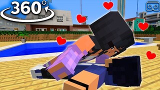 😍 APHMAU KISS EIN (NEW BOYFRIEND) - Minecraft 360° ! - BiliBili