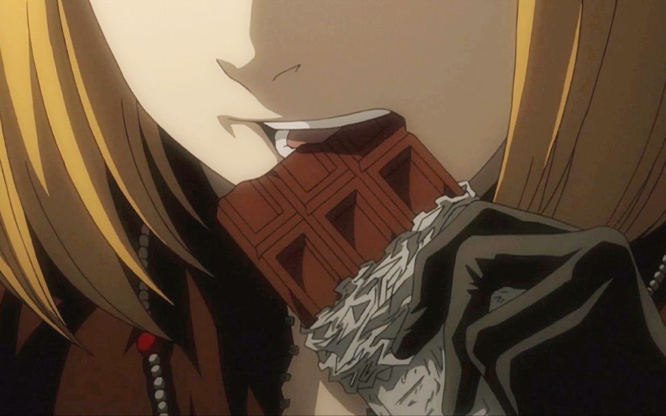 Mello Eating Chocolate