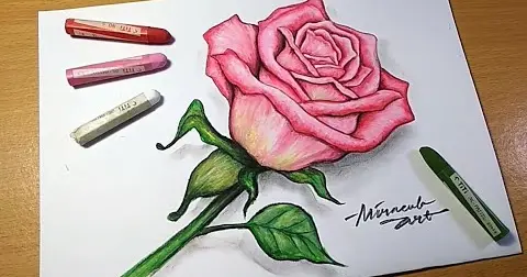 Cara Melukis Bunga Mawar