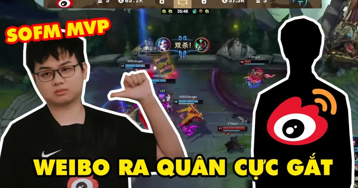 WEIBO GAMING CỦA SOFM LẦN ĐẦU RA QUÂN TẠI DEMACIA CUP 2021 | HIGHLIGHT WBG VS TT - Bilibili
