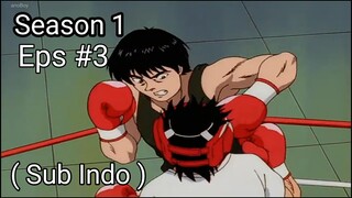 Hajime no Ippo Season 1 - Episode 1(Sub Indo) 480p HD - Bstation