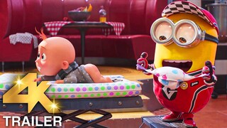 DESPICABLE ME 4 "Mega Minions Fight For Popcorn" Trailer (NEW 2024 ...