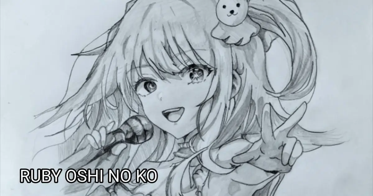 HOW TO DRAWING ANIME RUBY OSHI NO KO - Bilibili