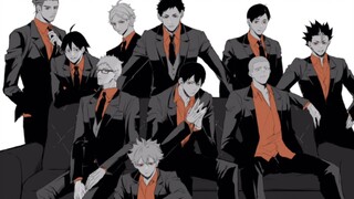 Karasuno starting lineup - BiliBili