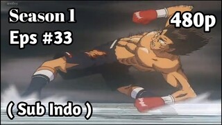 Hajime no Ippo Season 1 - Episode 1(Sub Indo) 480p HD - Bstation