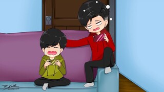 Yong mga kapatid mong tirador ng cake | Pinoy animation - BiliBili