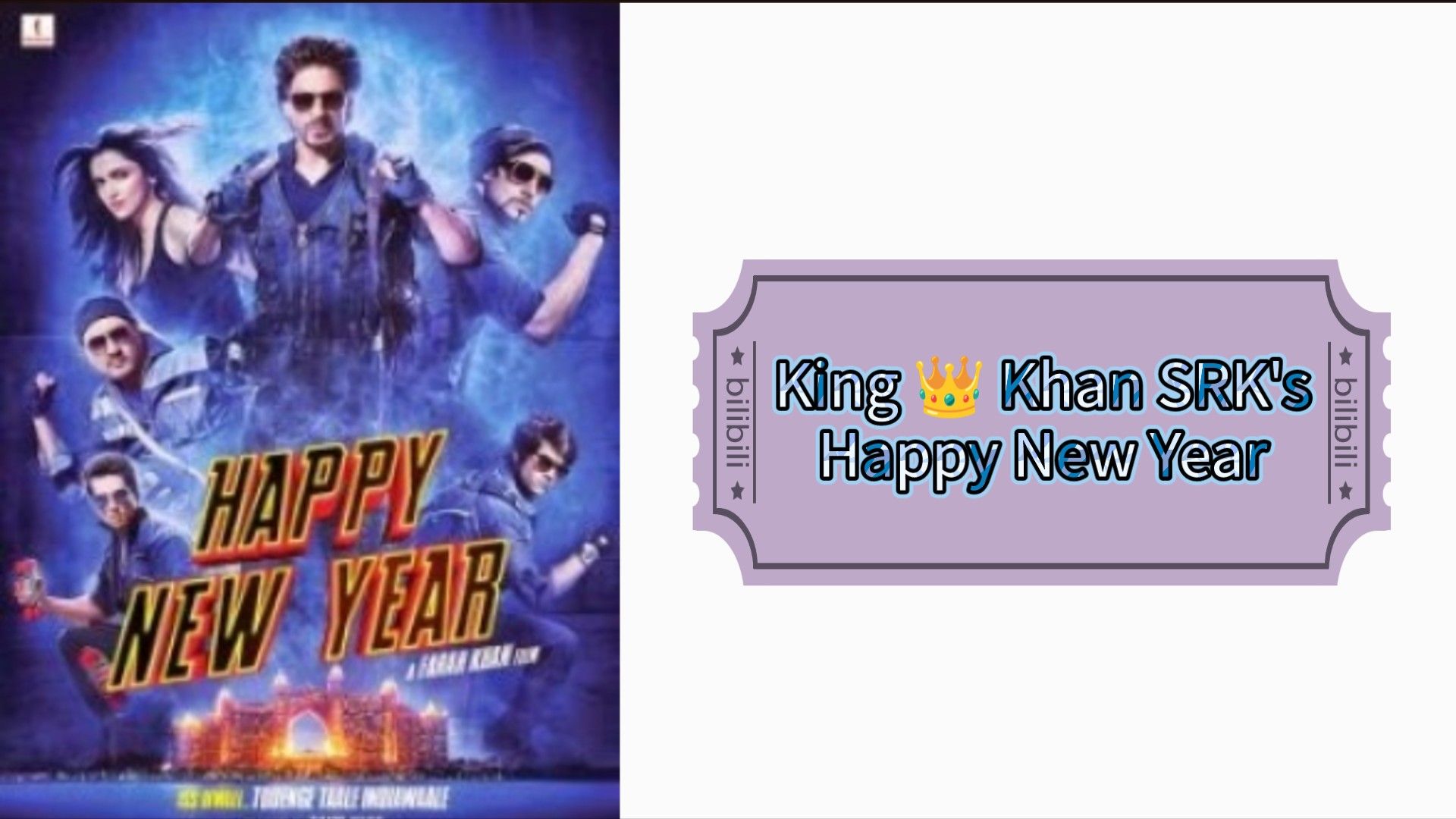 Happy New Year Hindi Movie Poster HAPPY NEW YEAR 2 DISC COLLECTORS