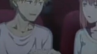 Chainsaw man-Denji and Makima watching movie scene 😂|anime sus moments ...