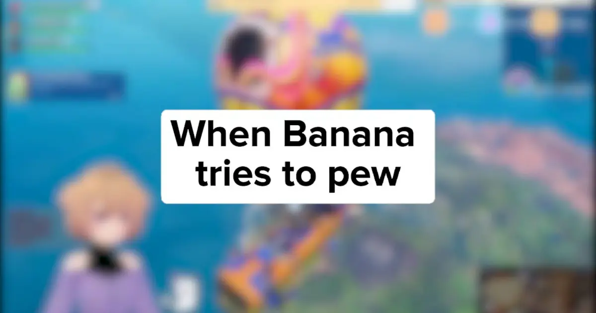 [Clip] When Bananaa plays FPS games - Bilibili