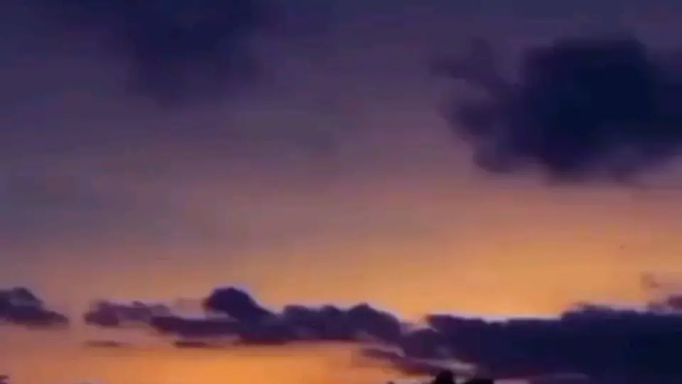 Vintage 20th century fox prototype sky background for your retro projects