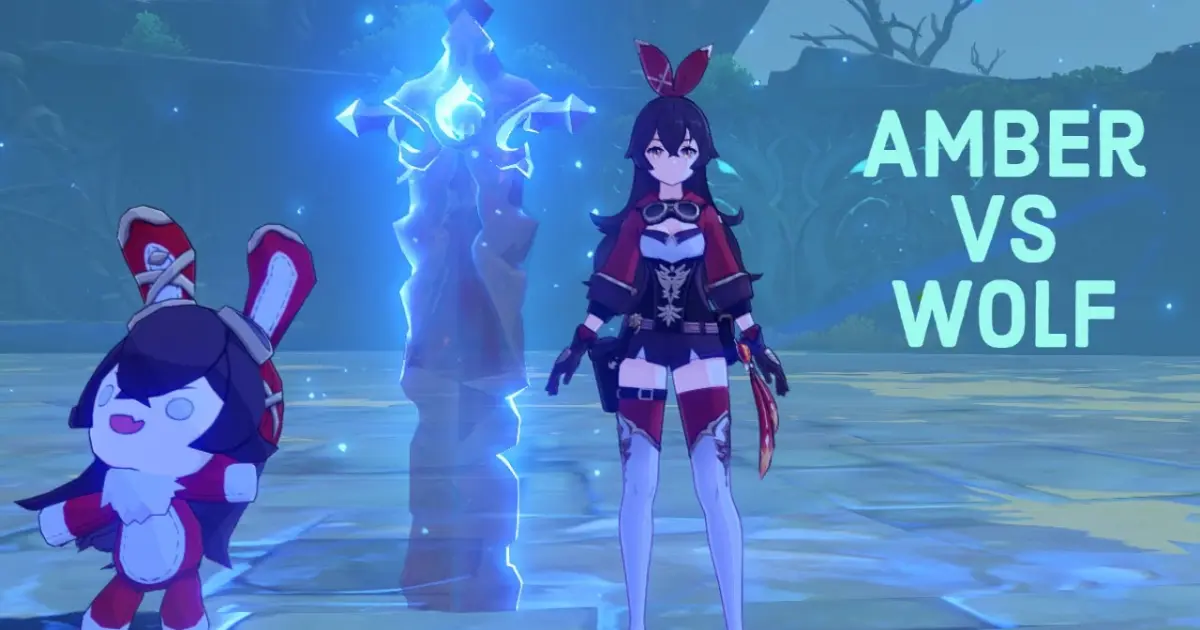 Amber Solo Andrius (Wolf) - [Genshin Impact] - Bilibili