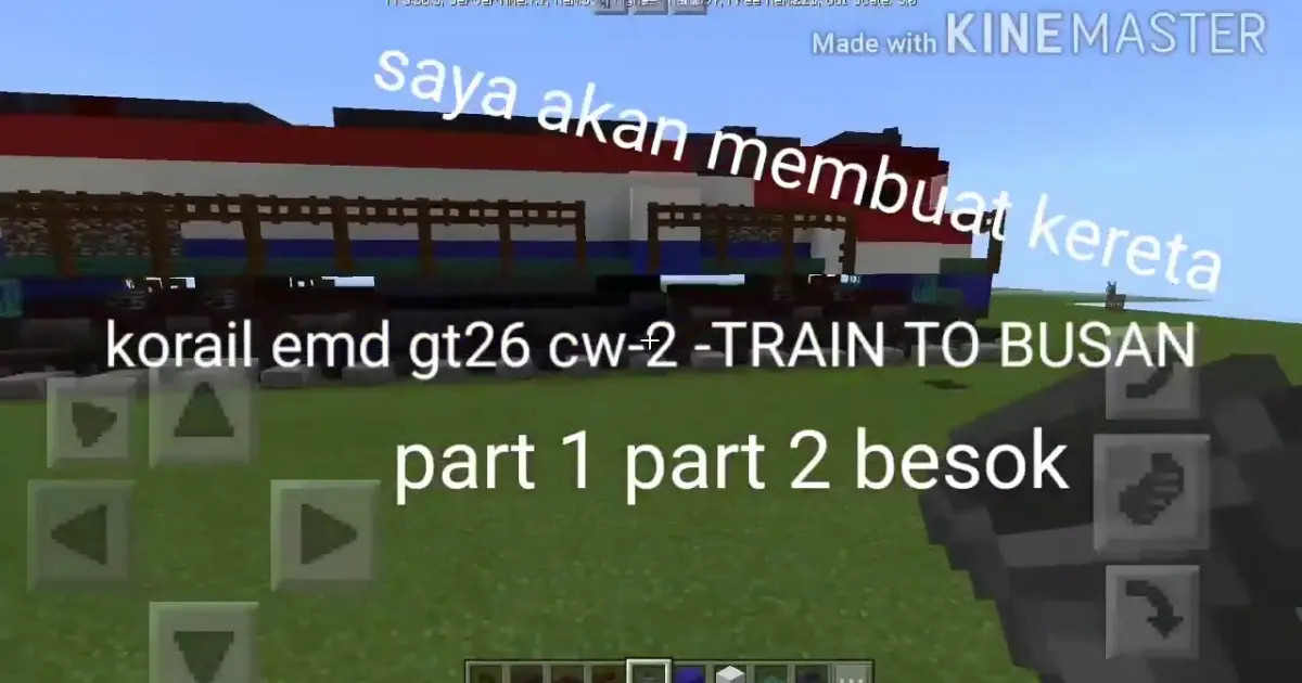 korail emd gt26 cw-2 -TRAIN TO BUSAN Minecraft - Bilibili