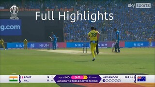 India vs Australia ICC ODI World Cup Final 2023 (Extended Highlights ...