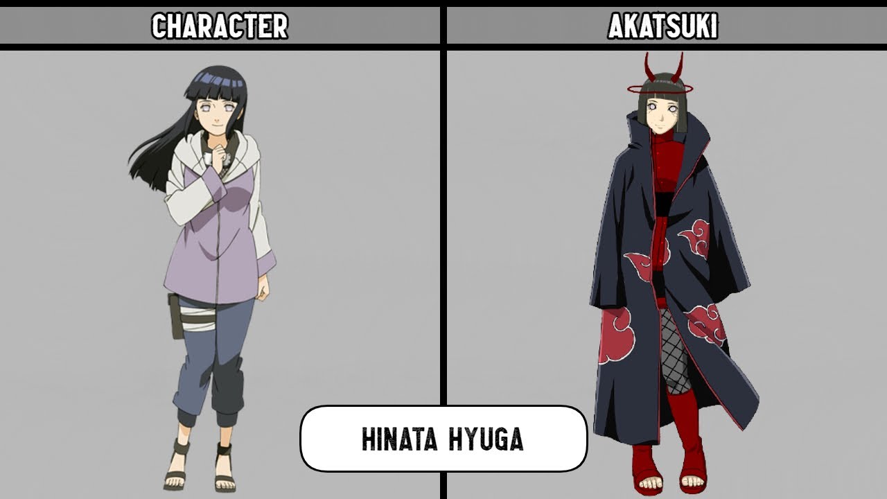 Naruto Akatsuki Oc Naruto Characters Become Akatsuki🔥 BiliBili