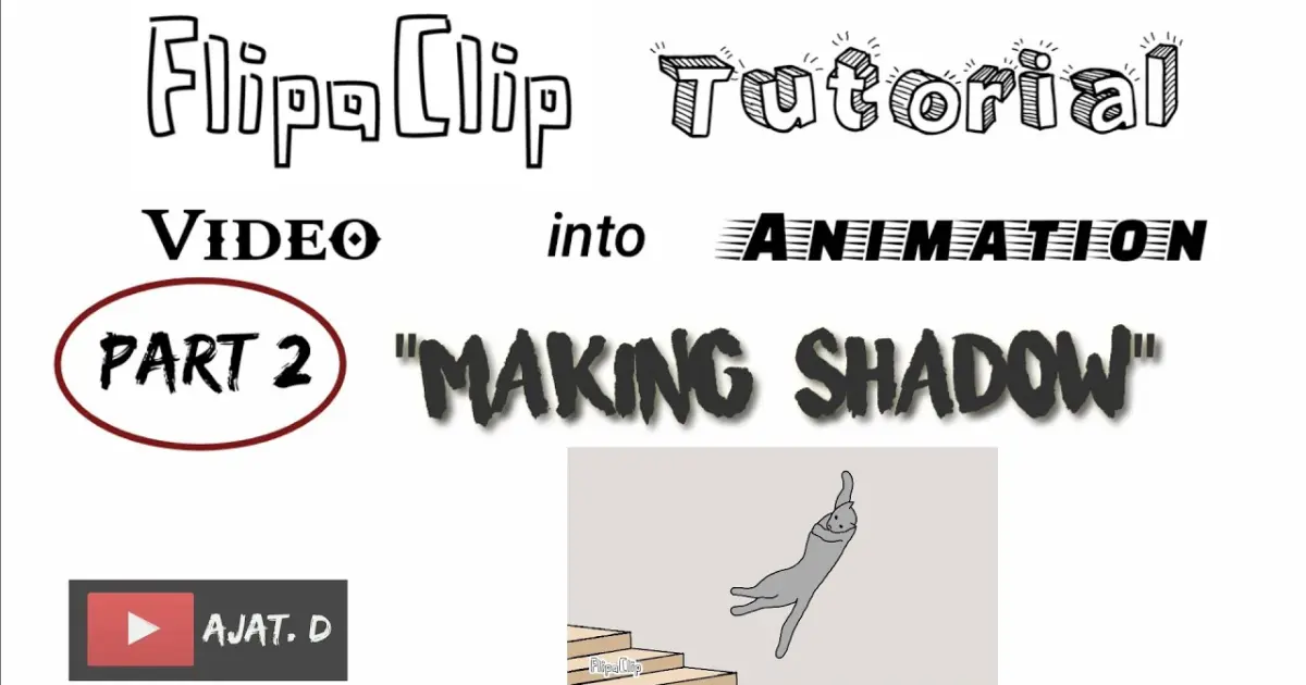 FlipaClip Tutorial Making Shadow - Video into Animation (part 2) English voice - Bilibili