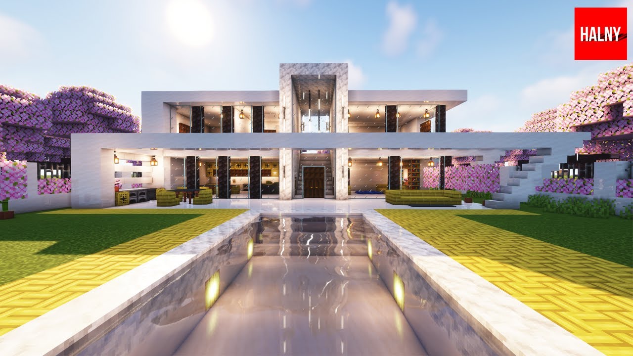 Minecraft Ultra Modern Mansion