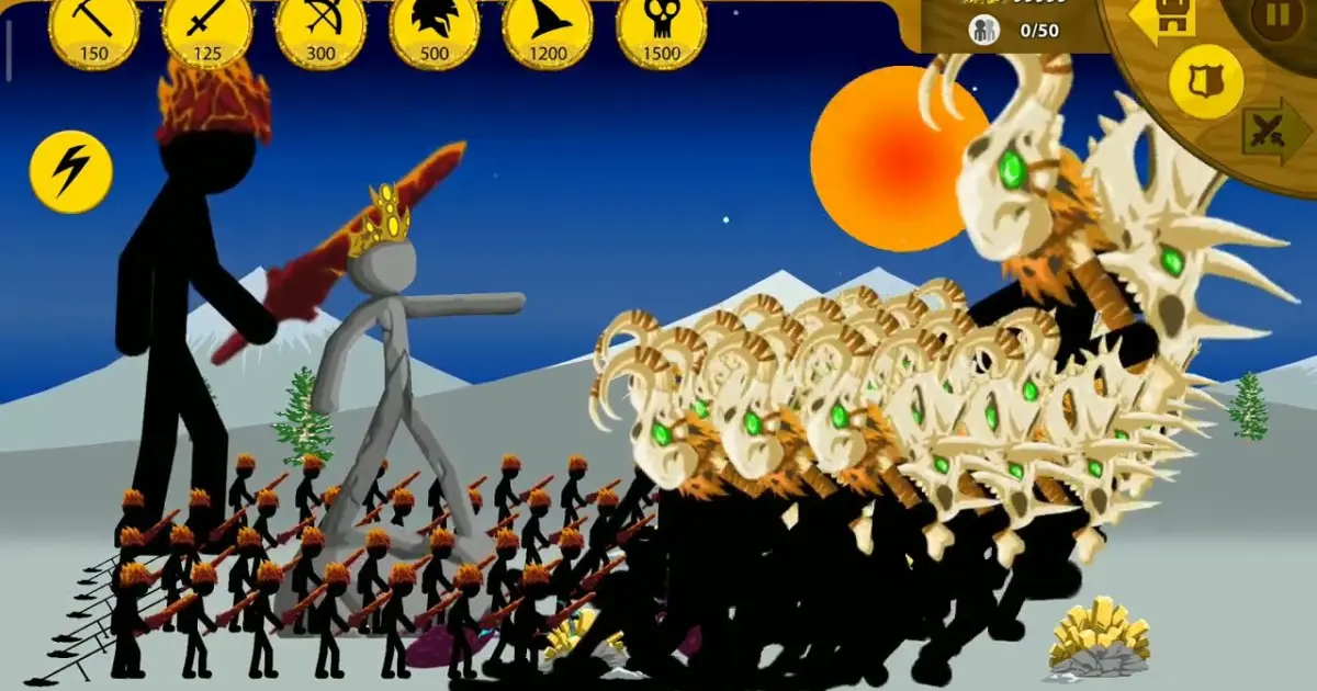 Lava Swordwrath, Boss Swordwrath, Great Griffon Vs Enemy - Stick War ...