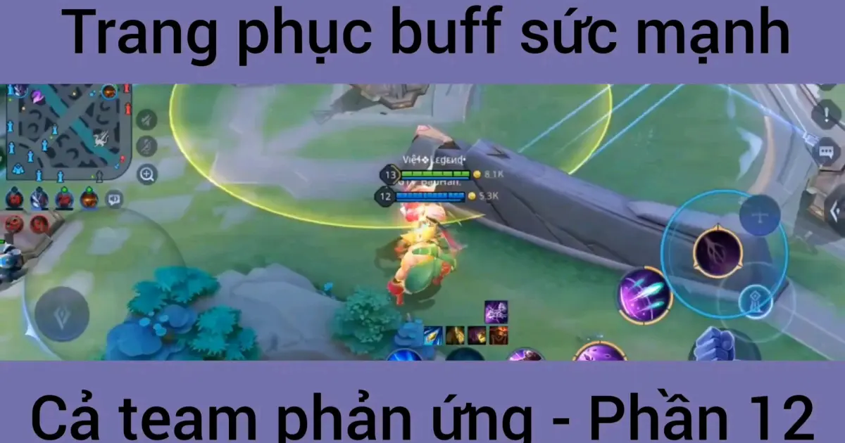 Trang phục buff sức mạnh cả team phản ứng #12 - Bilibili