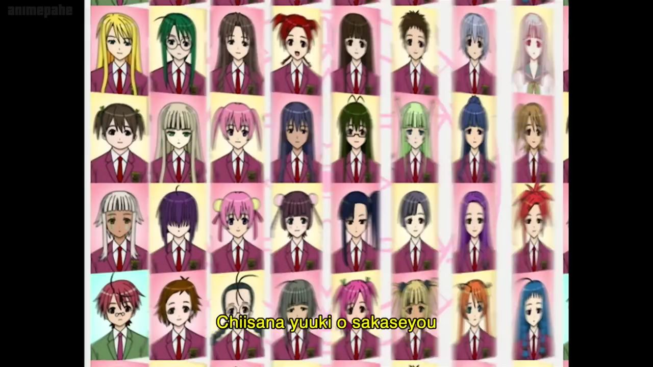 Mahou Sensei Negima Class Roster