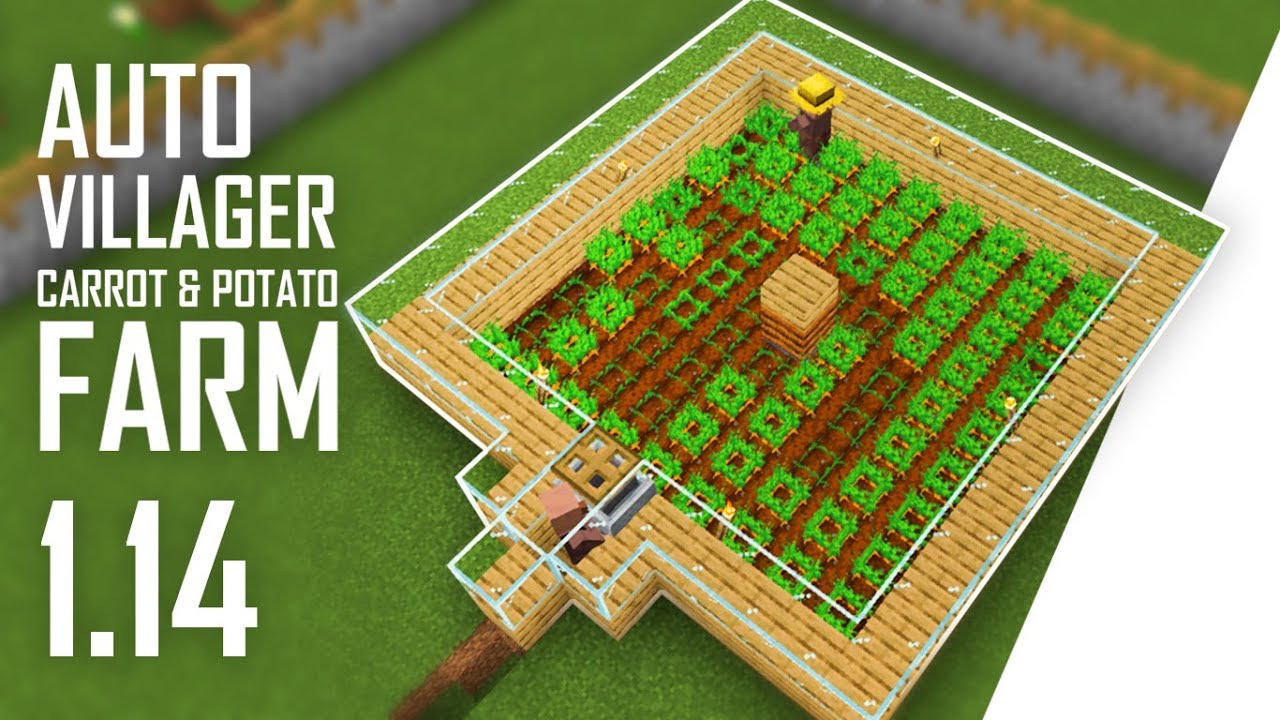 Small Minecraft Carrot Farm