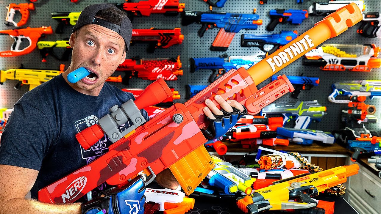 NEW Nerf Fortnite Heavy SR Blaster Sniper Rifle Nerf Guns, 47% OFF