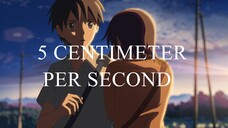 5 CENTIMETER PER SECOND - 1080P - ENG DUB - FULL ANIME MOVIE - BiliBili