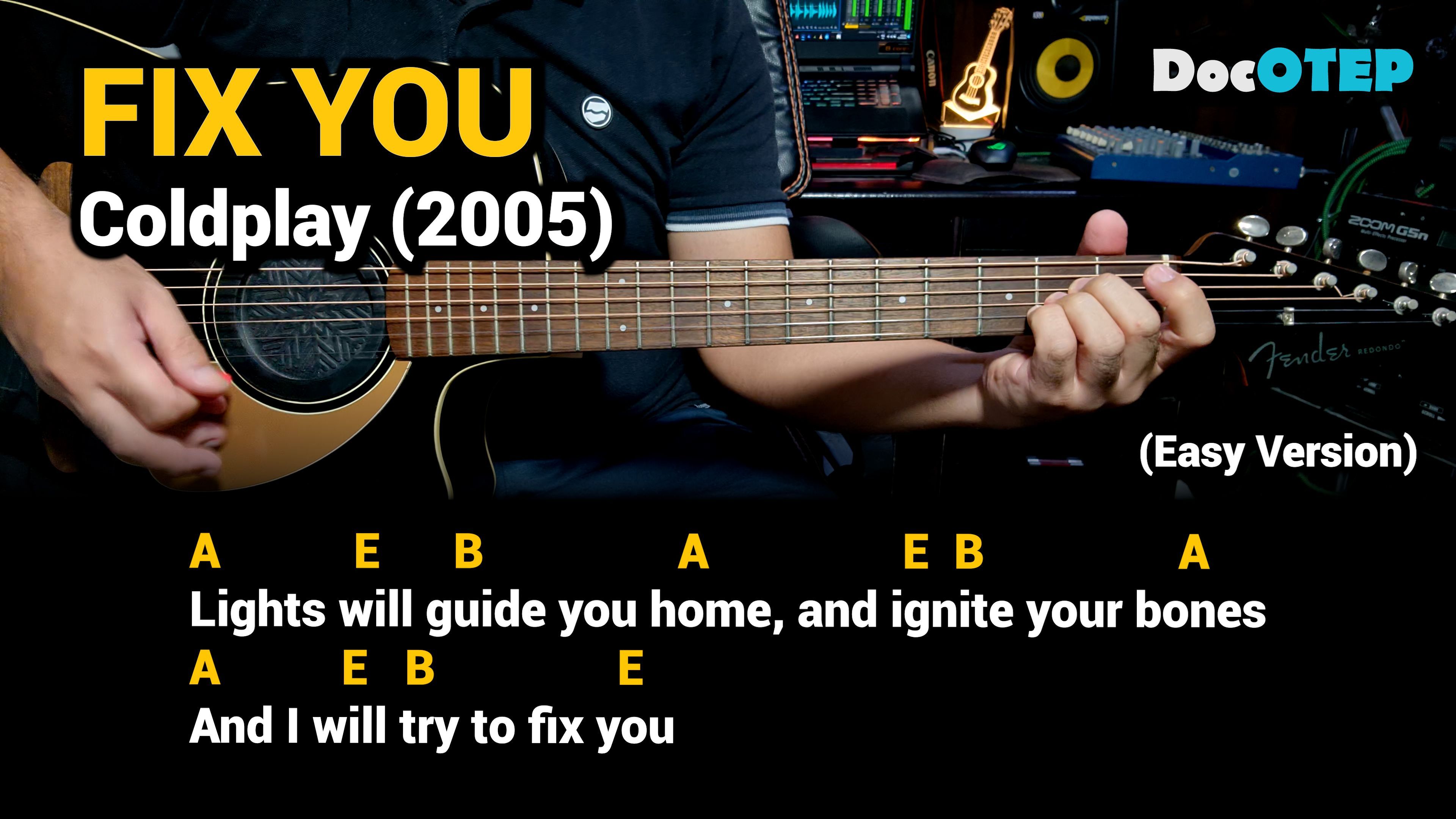 Guitar Chords Fix You