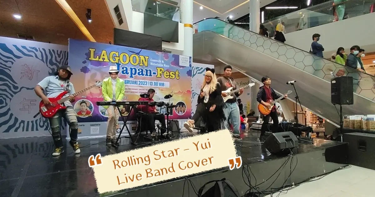 Rolling Star (ost Bleach) - YUI (Live band cover at Lagoon Japan ...