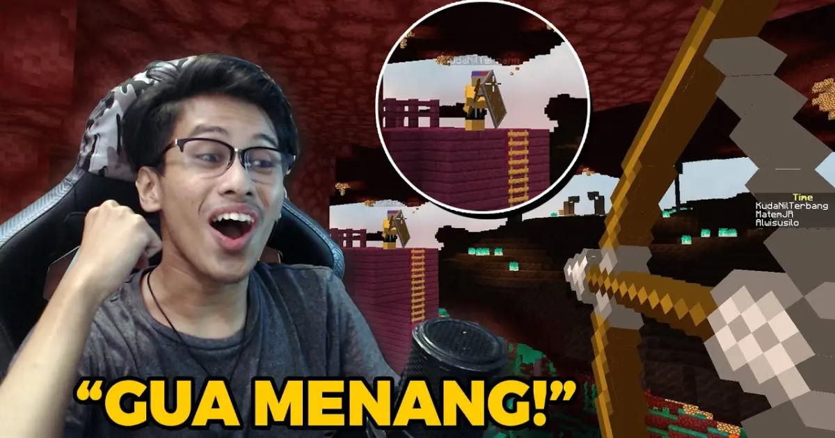 GUA LOMBA PARKOUR DI MINECRAFT SAMBIL PERANG! - Bilibili