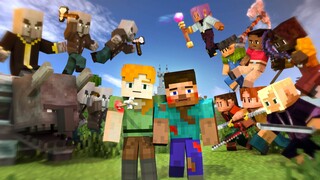Minecraft The Movie: Story Of Alex And Steve - BiliBili
