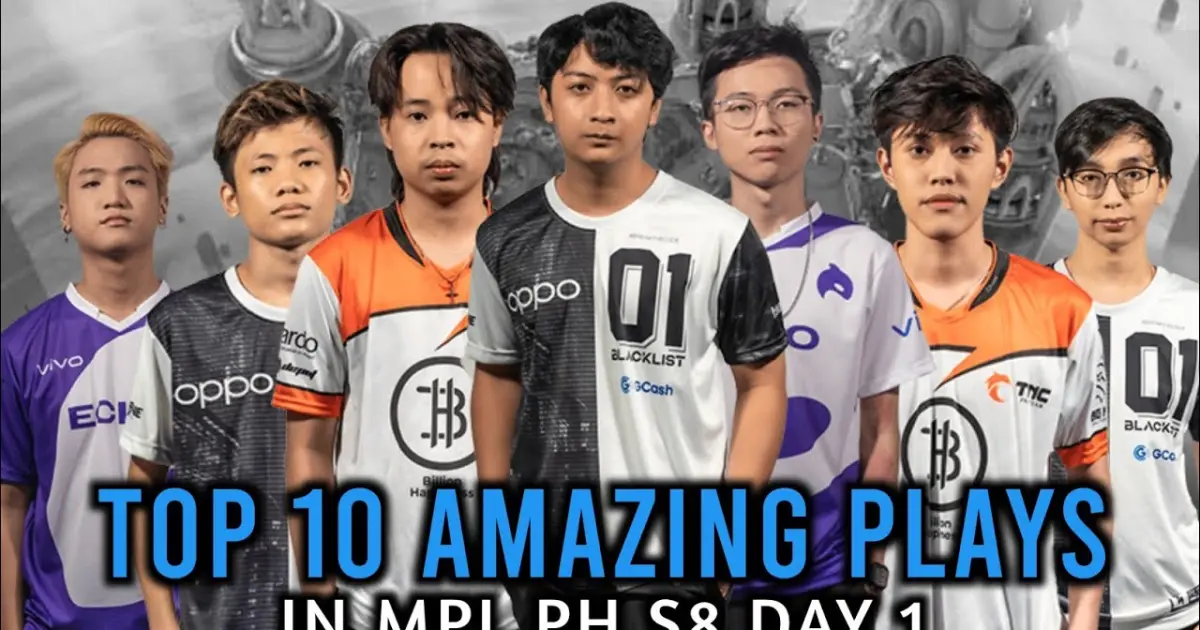 TOP 10 AMAZING PLAYS IN MPL PH S8 DAY 1 - Bilibili