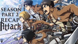 Attack On Titan | Season 1 Part 1 | Recap - BiliBili