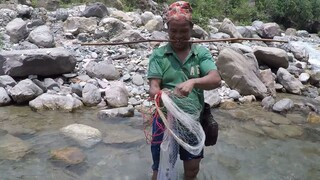 Cast Net Fishing in Nepal | Himalayan Trout Fishing in Nepal | Asala ...