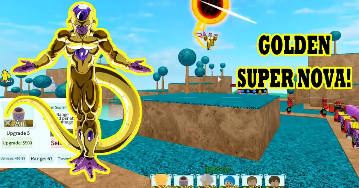 GOLDEN SUPREME-LEADER (GOLDEN FRIEZA) SHOWCASE - ALL STAR TOWER DEFENSE ...