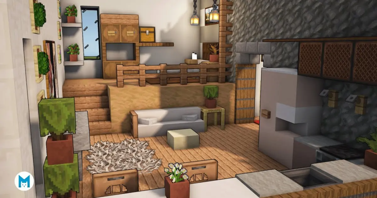 Minecraft Living Rooms | Baci Living Room