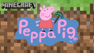Minecraft Speedrunner Peppa vs Hunters Season 1 - Full Animation - BiliBili