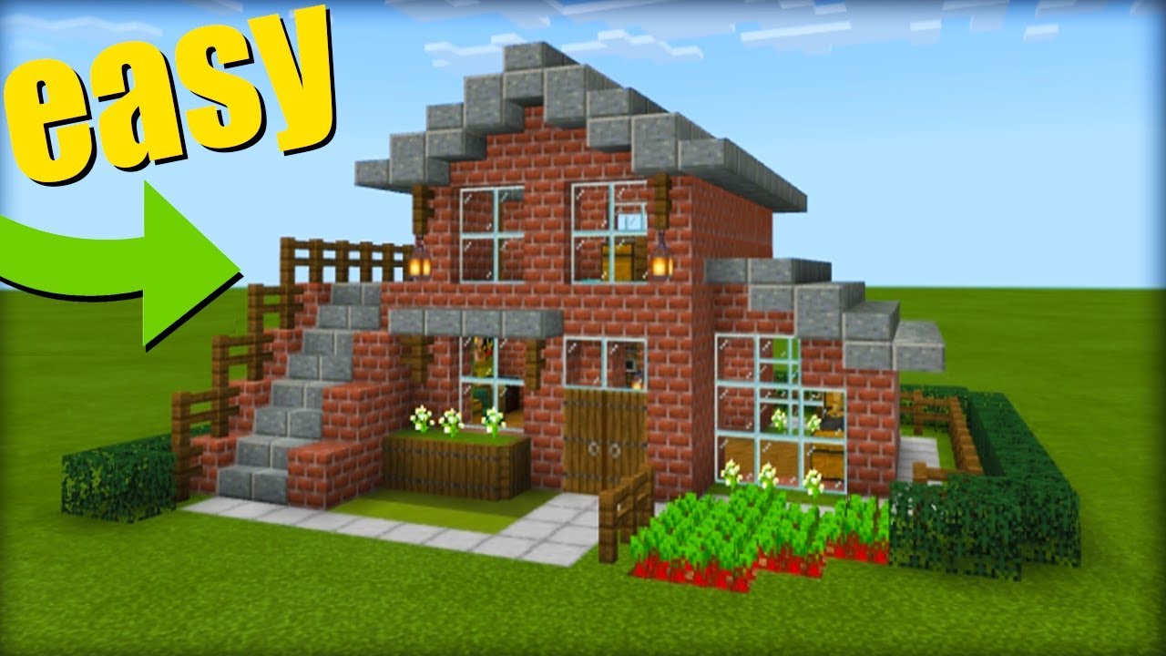 Minecraft Brick Schoolhouse