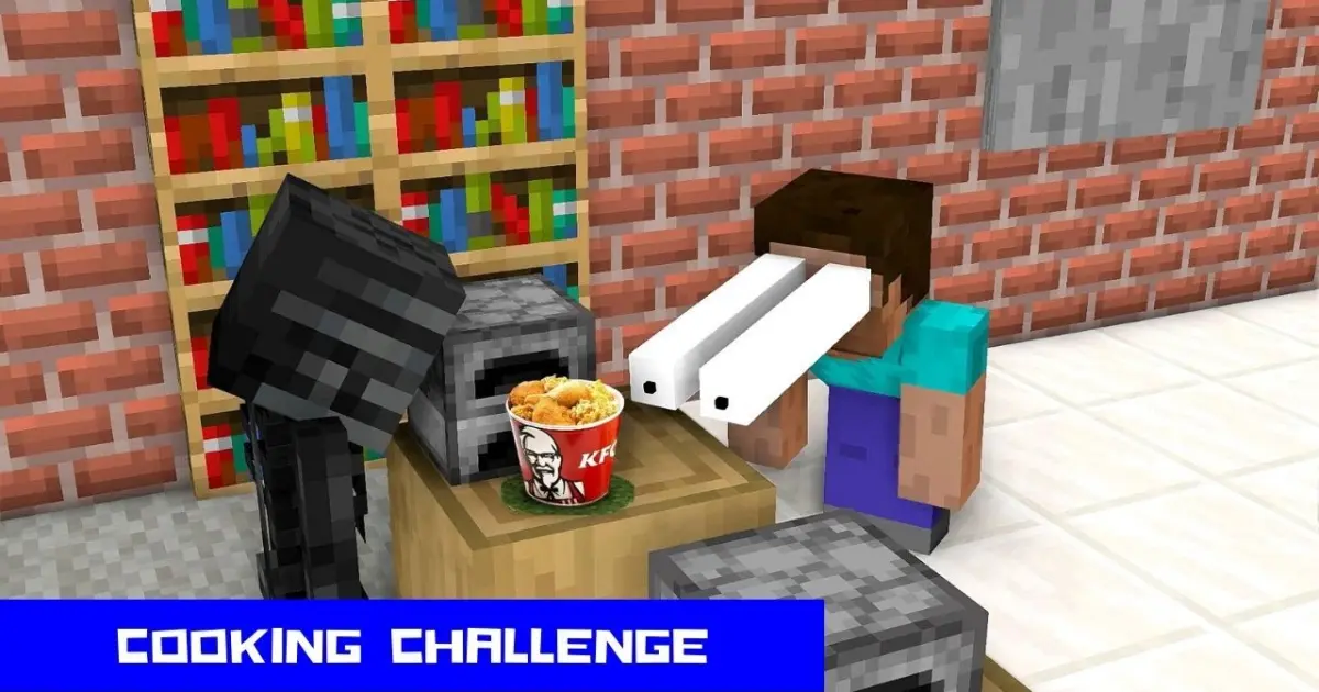 Monster School : COOKING CHALLENGE - Minecraft Animation - Bilibili