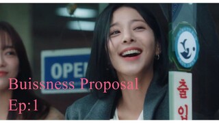 Business Proposal || Episode 1 || k~drama in Hindi dubbed - BiliBili
