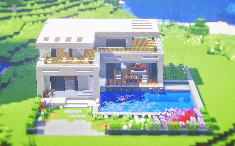 Maison De Luxe Moderne Minecraft Tuto | Ventana Blog
