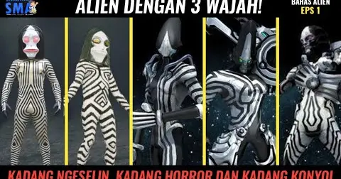 ALIEN DENGAN WAJAH PALING NGESELIN HAHA • 9 Jenis Alien Dada Yang Hadir ...