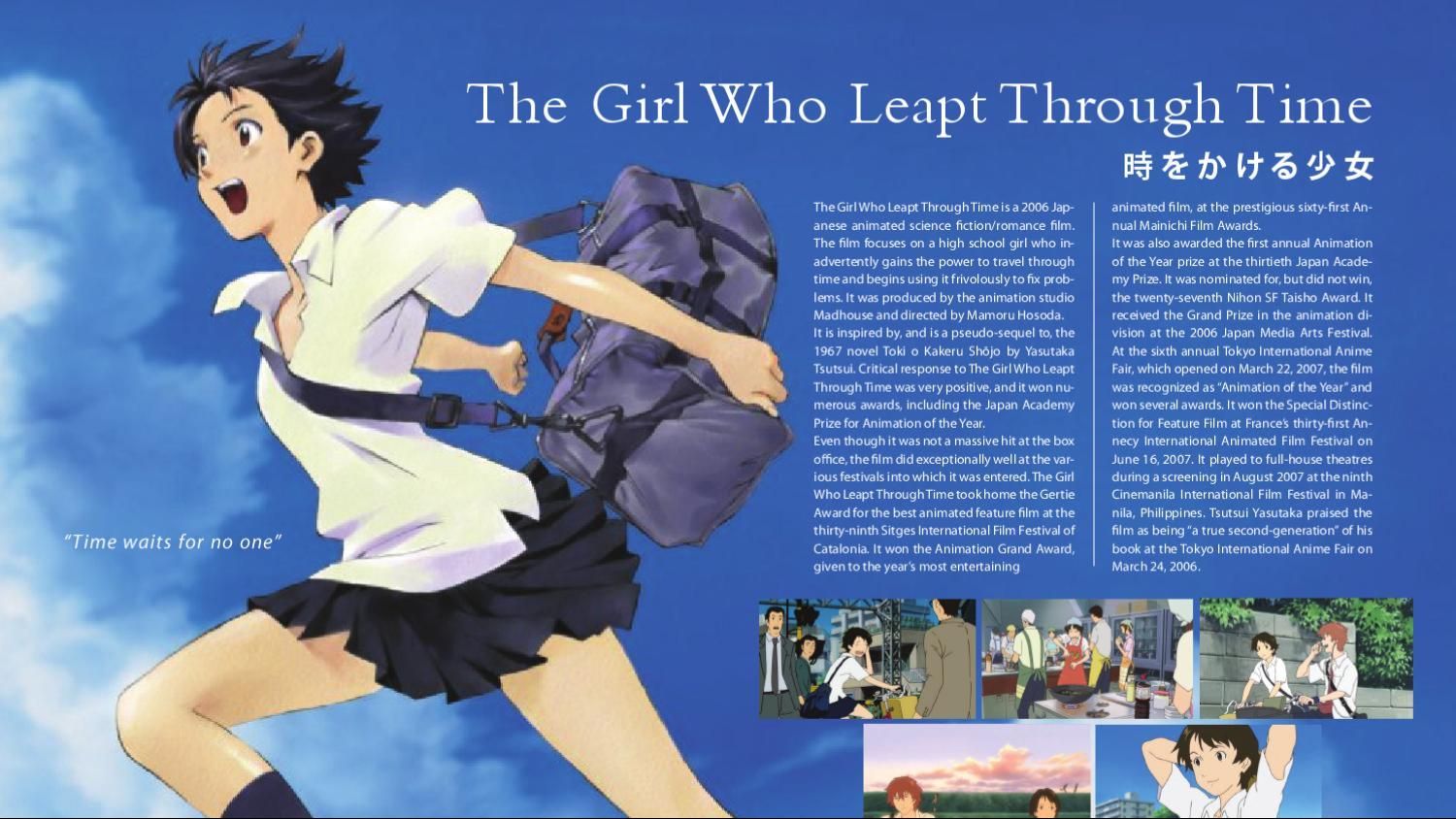The Girl Who Leapt Through Time (2006) Poster