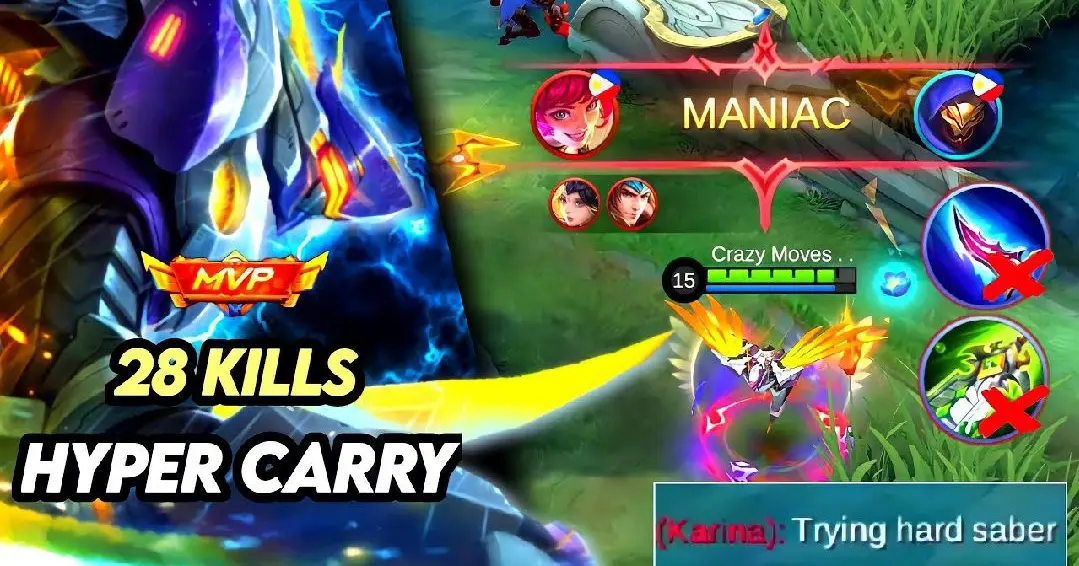 28 KILLS HYPE CARRY SABER GOD MODE IN THIS BUILD AND EMBLEM ( PLEASE ...