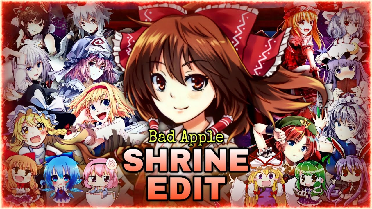 Bad Apple Touhou In Color